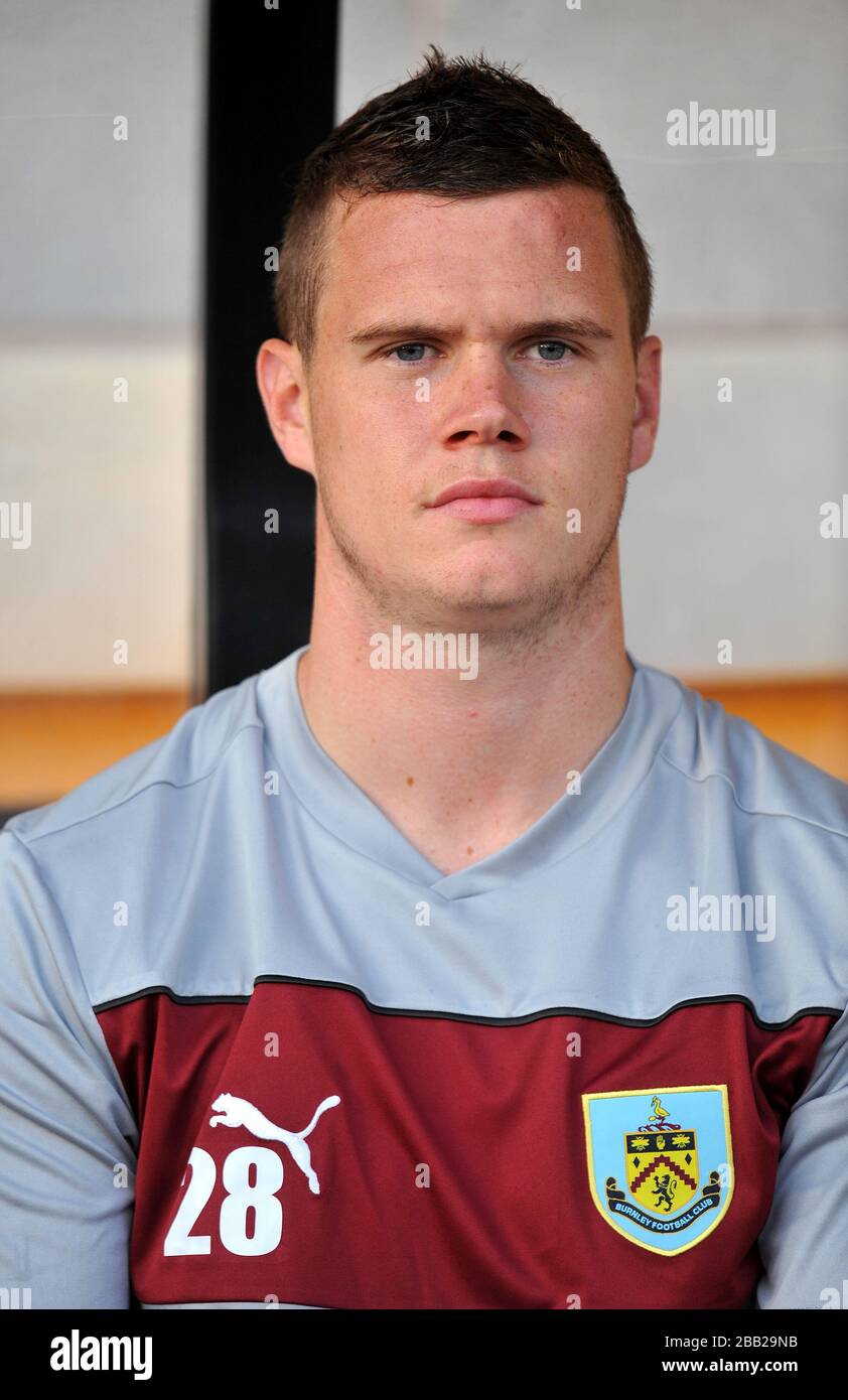 Burnley's Kevin Long Stock Photo - Alamy