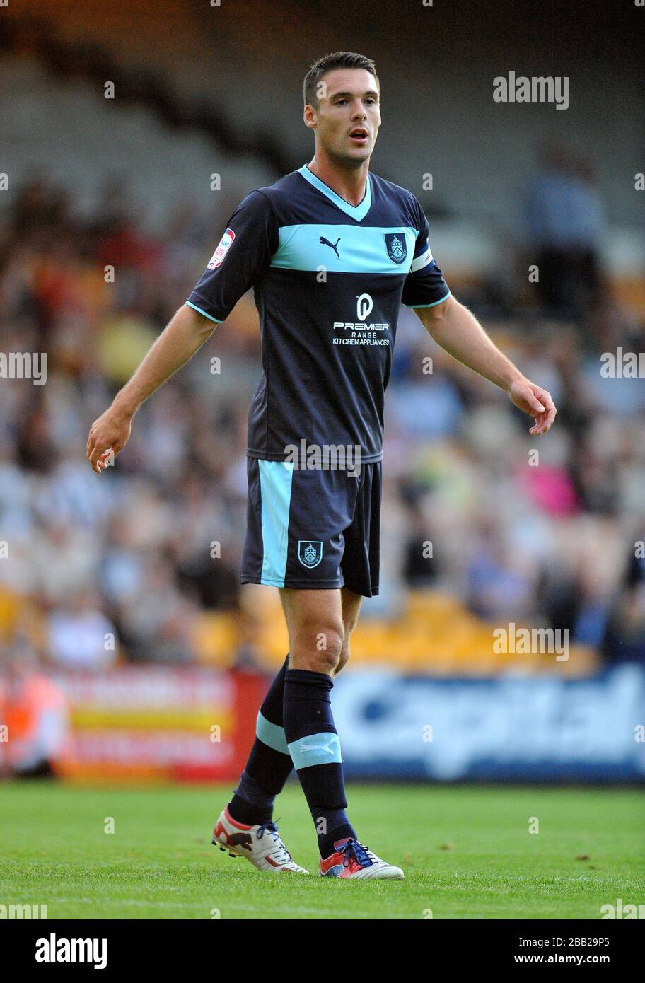 Burnley's Jason Shackell Stock Photo - Alamy