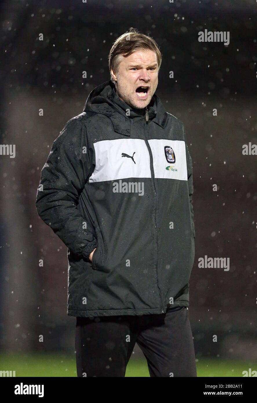 Manager Steven Pressley, Coventry City Stock Photo - Alamy
