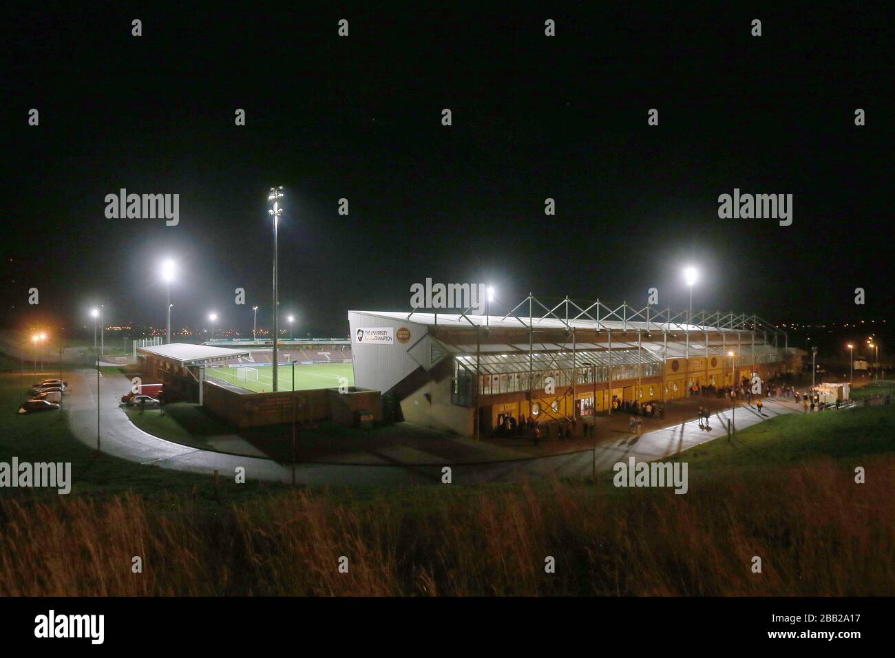 A general view of Sixfields Stadium Stock Photo - Alamy