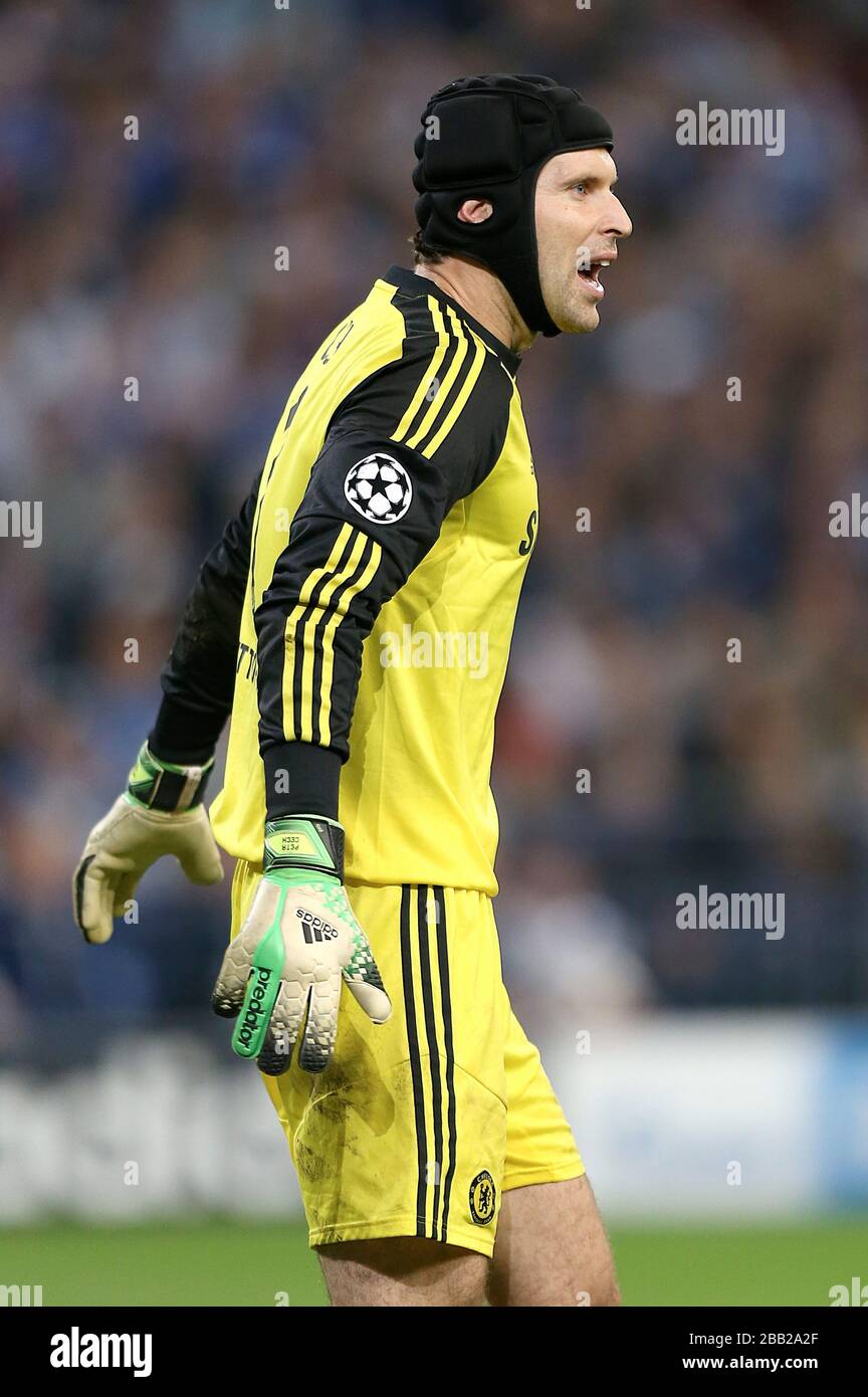 Petr Cech, Chelsea goalkeeper Stock Photo - Alamy