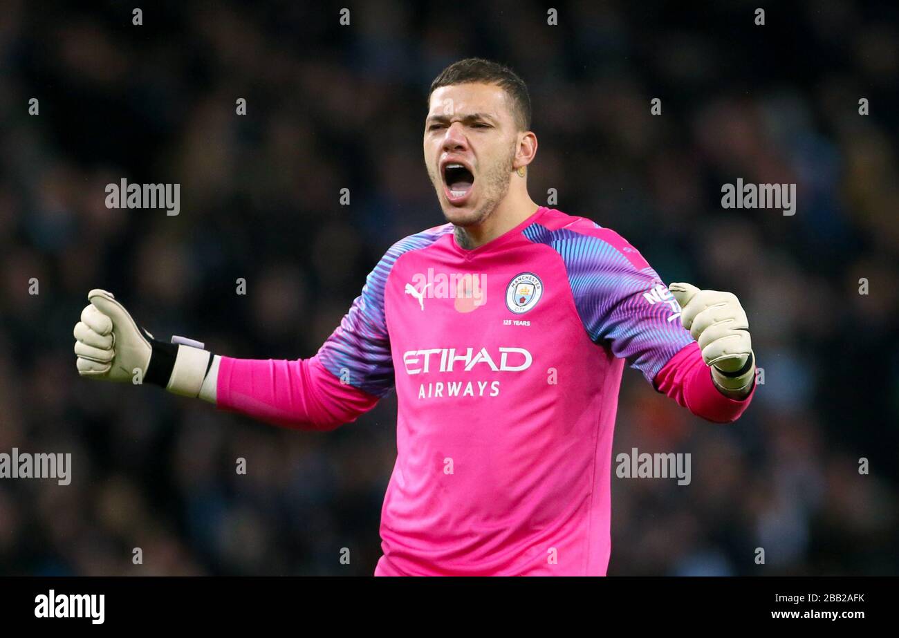 Manchester City goalkeeper Ederson Stock Photo - Alamy