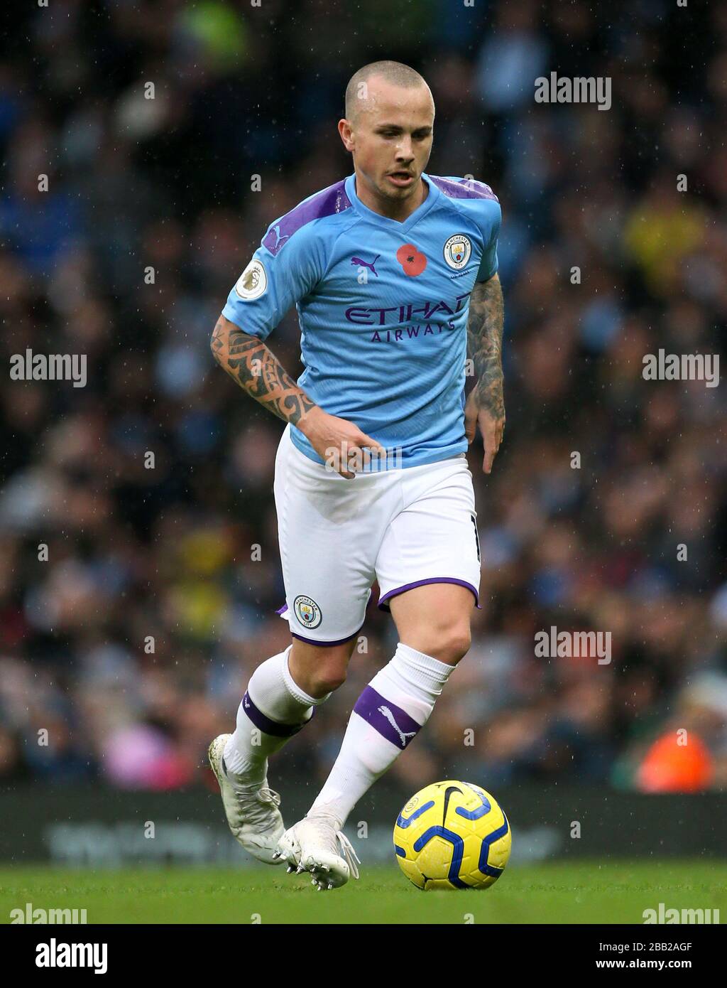 Manchester City's Angelino Stock Photo - Alamy