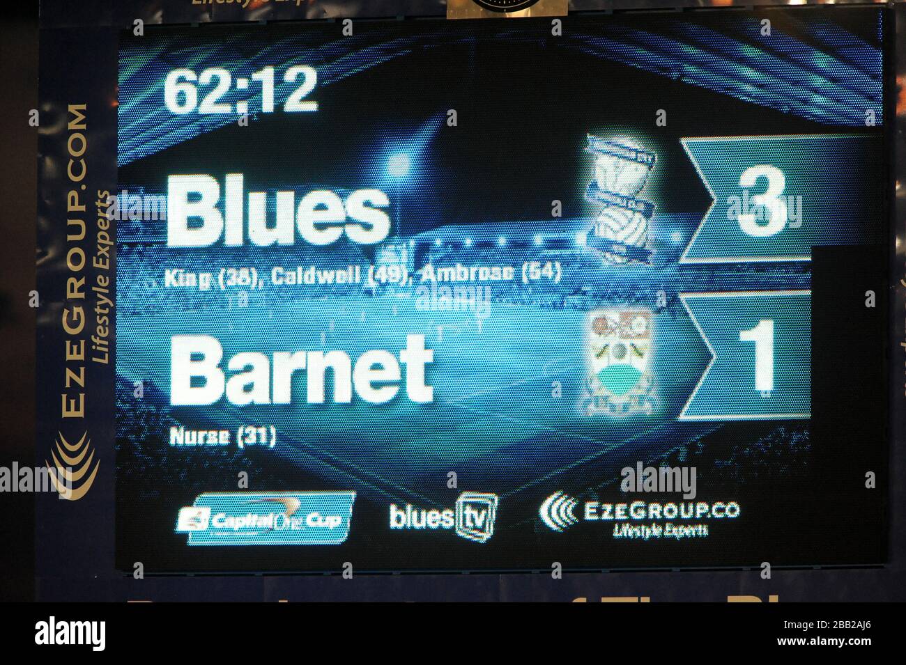 Scoreboard gv general view hi-res stock photography and images - Alamy