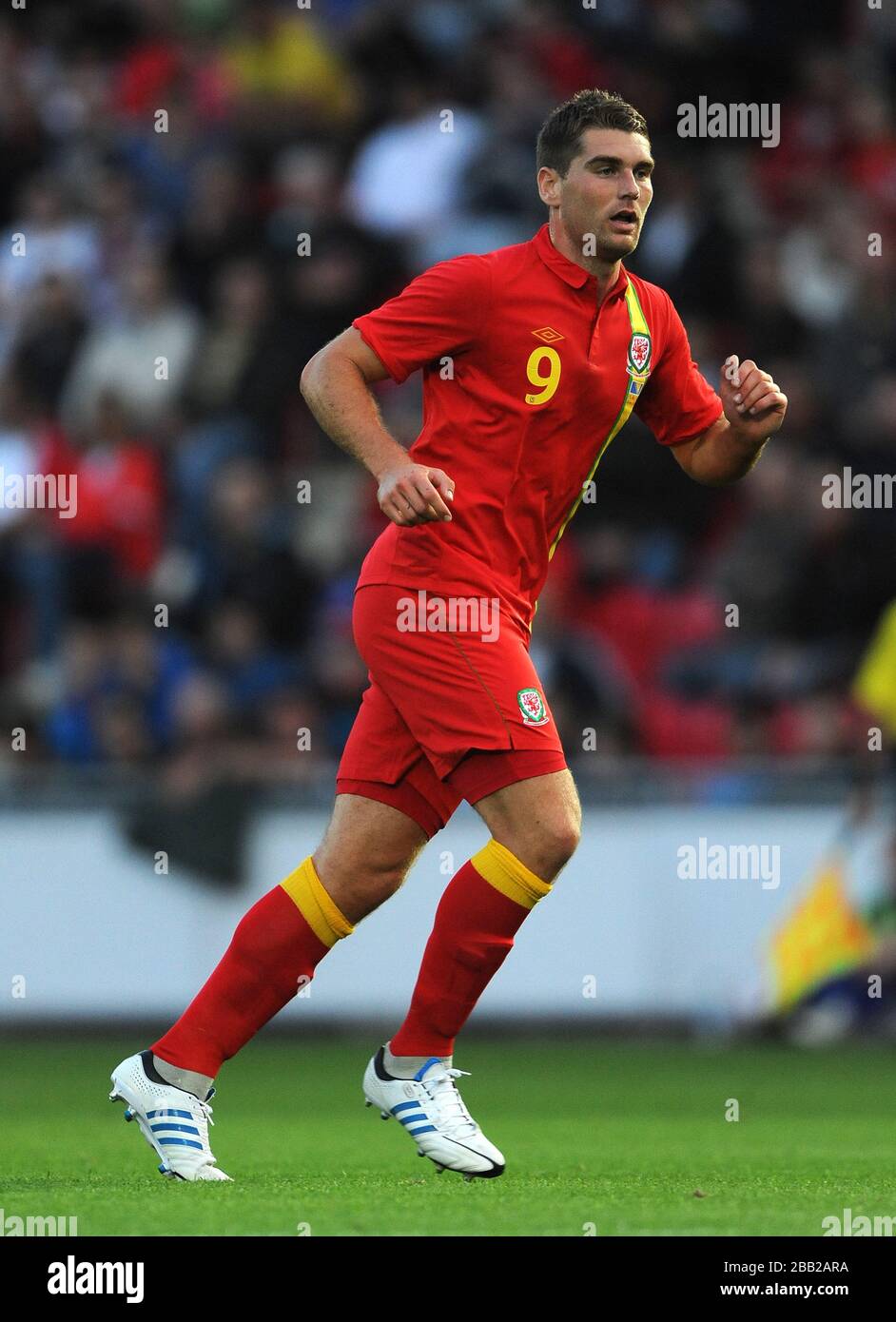 Sam Vokes, Wales Stock Photo - Alamy