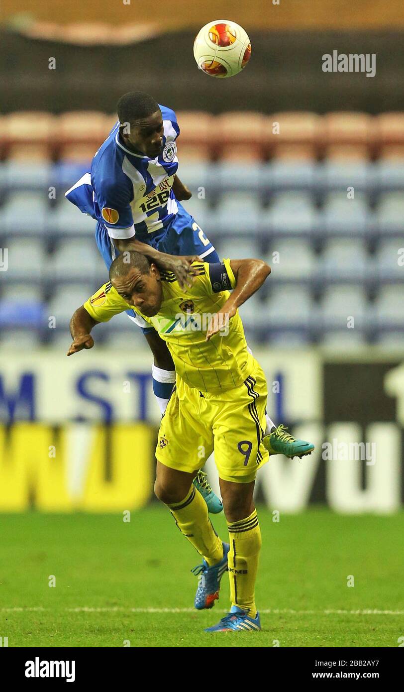 Wigan athletics leon barnett hi-res stock photography and images - Alamy