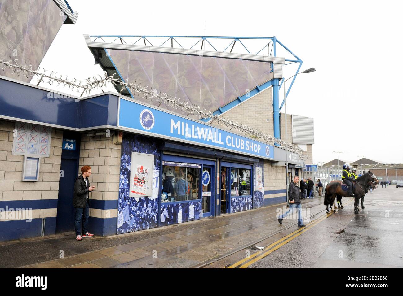 A general view of the outside of the stadium Stock Photo - Alamy