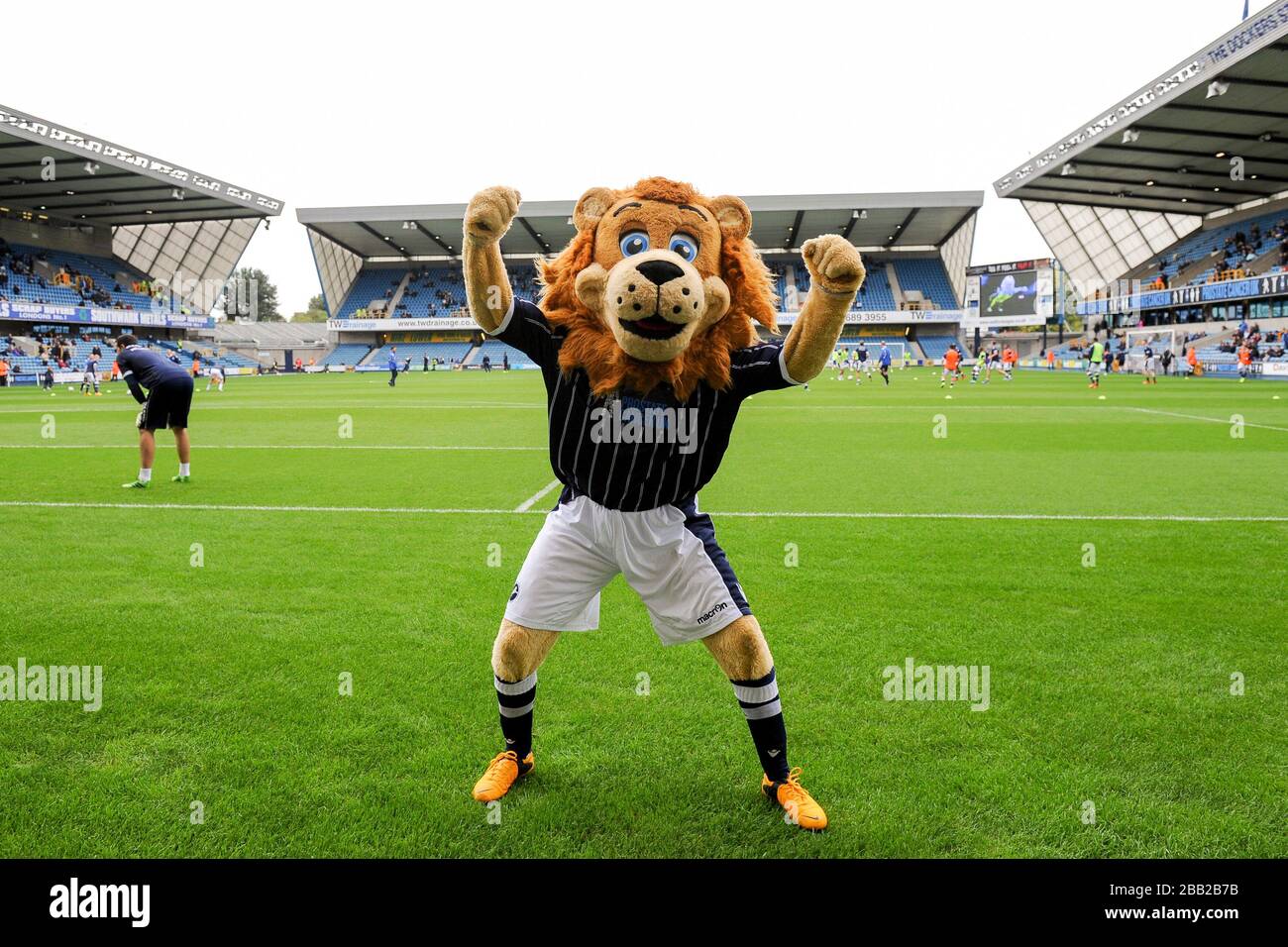 Zampa the Lion, Millwall mascot Stock Photo - Alamy