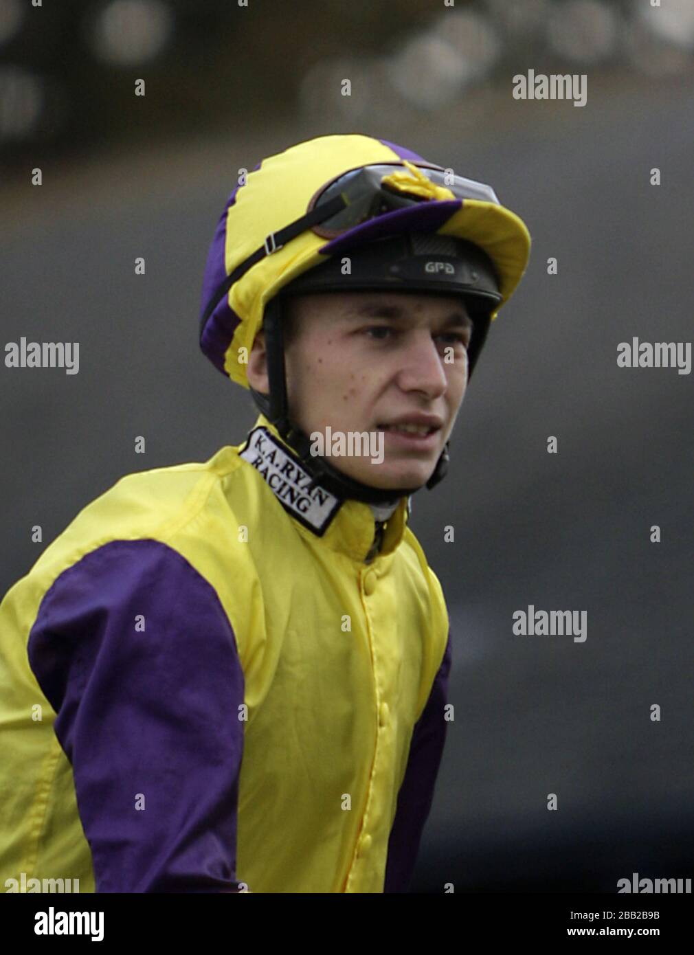 Jockey Luke Morris at Leicester Racecourse, Leicester. PRESS ...