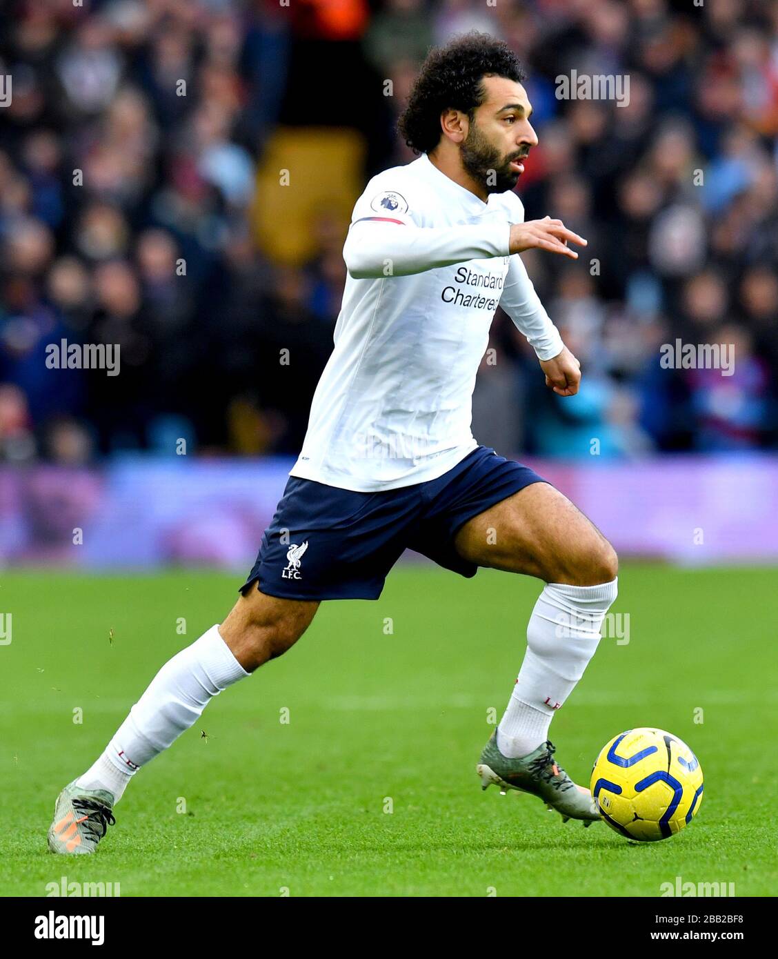 Liverpool's Mohamed Salah in action Stock Photo - Alamy