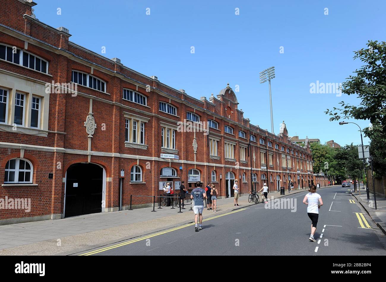 General view of Craven Cottage Stock Photo - Alamy