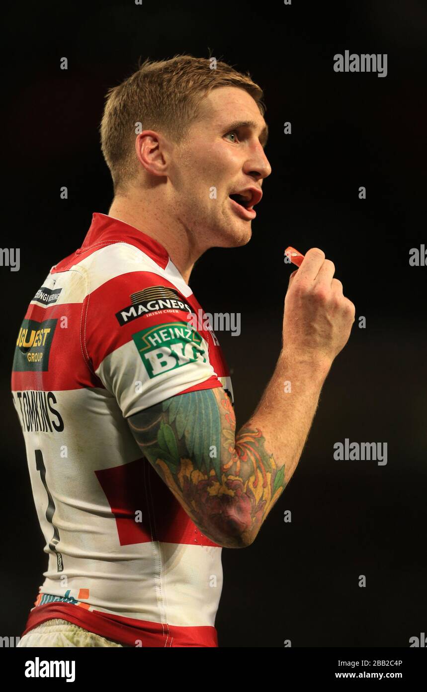 Wigan Warriors' Sam Tomkins Stock Photo - Alamy
