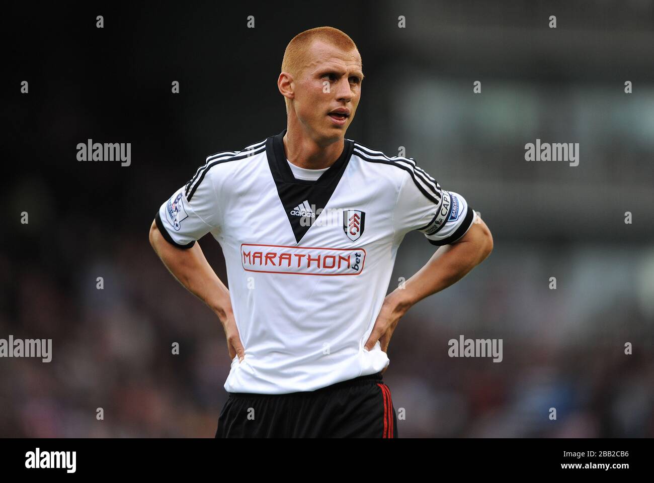 Steve Sidwell, Fulham Stock Photo - Alamy