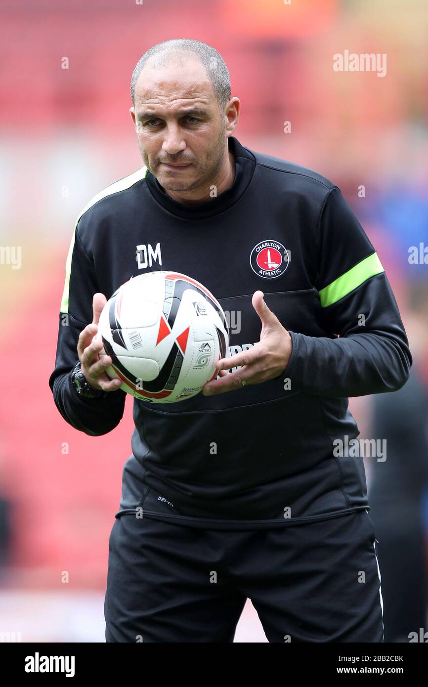 Charlton Athletic Coach Damian Matthew High Resolution Stock ...