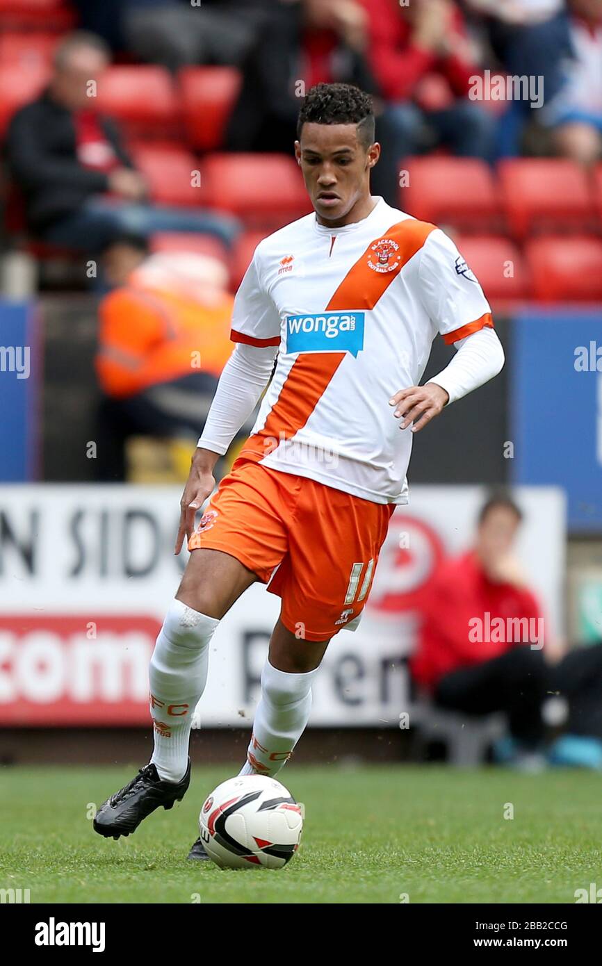 Tom Ince, Blackpool Stock Photo - Alamy