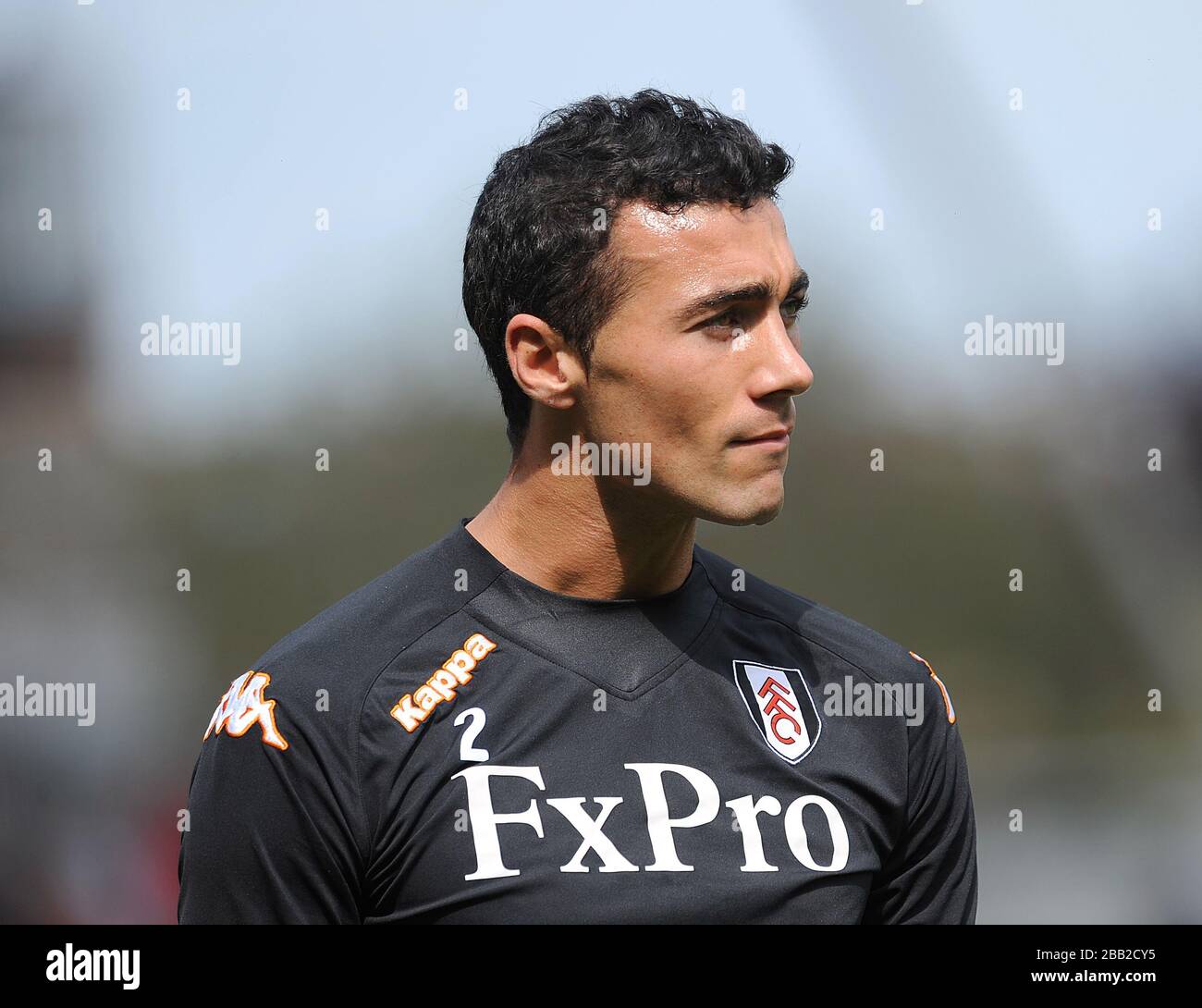 Fulham's Stephen Kelly Stock Photo - Alamy