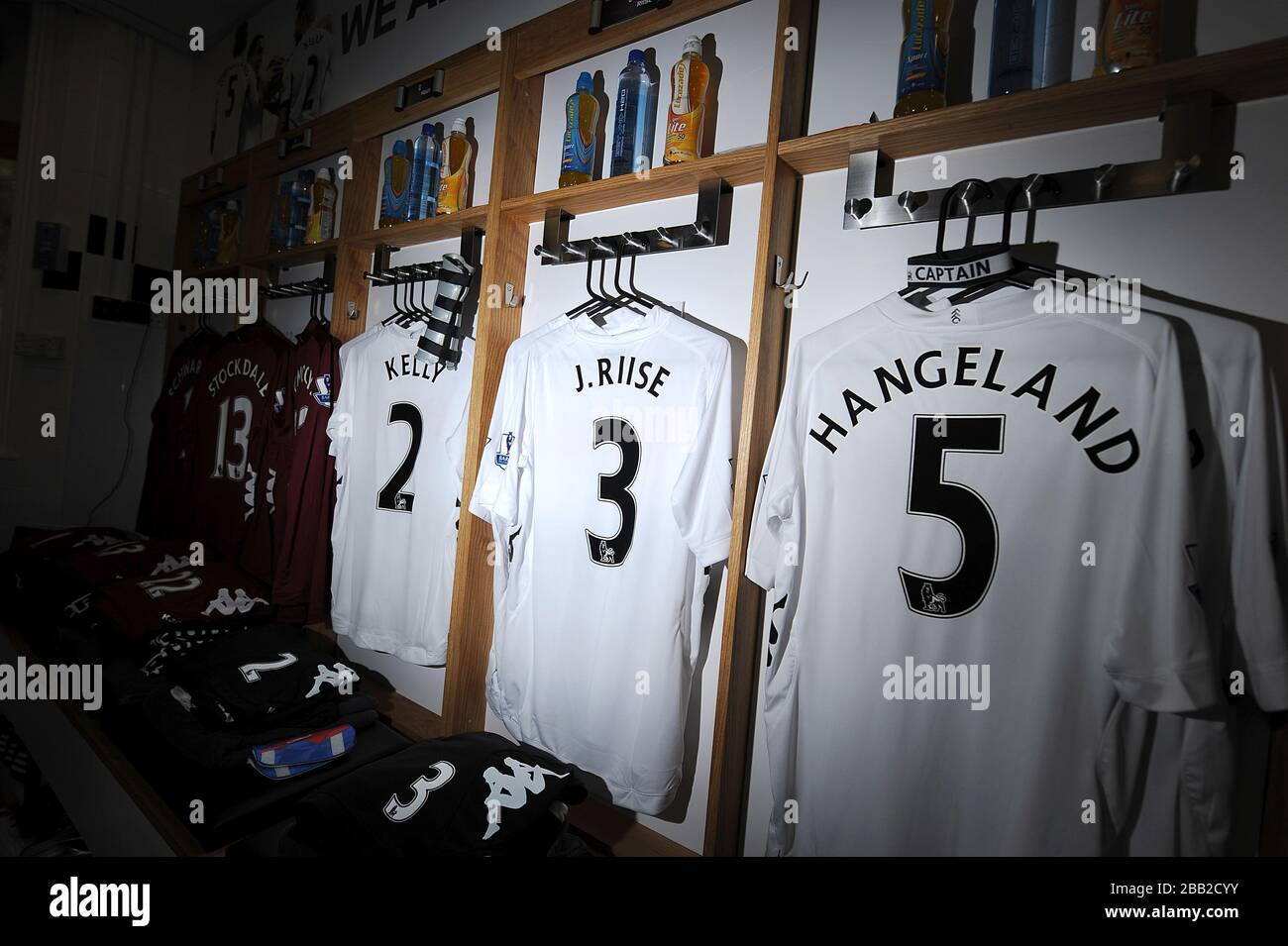 General view of the Fulham dressing room Stock Photo - Alamy