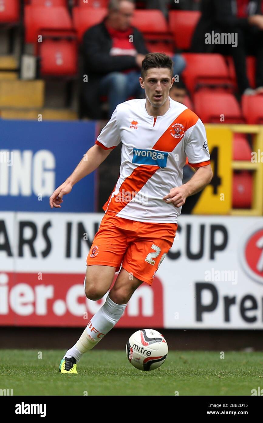 Craig Cathcart, Blackpool Stock Photo - Alamy