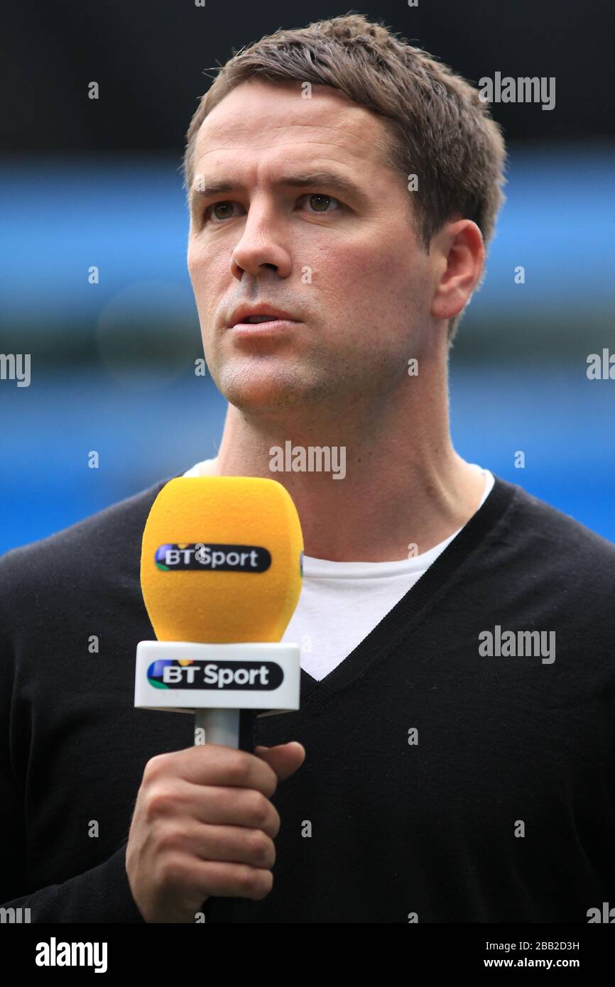 BT Sport co-commentator Michael Owen Stock Photo - Alamy