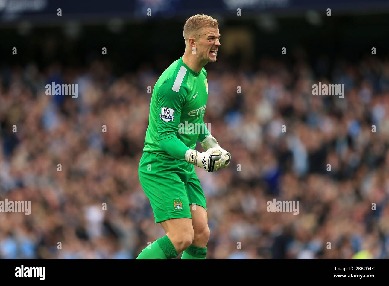 Manchester City goalkeeper Joe Hart Stock Photo - Alamy