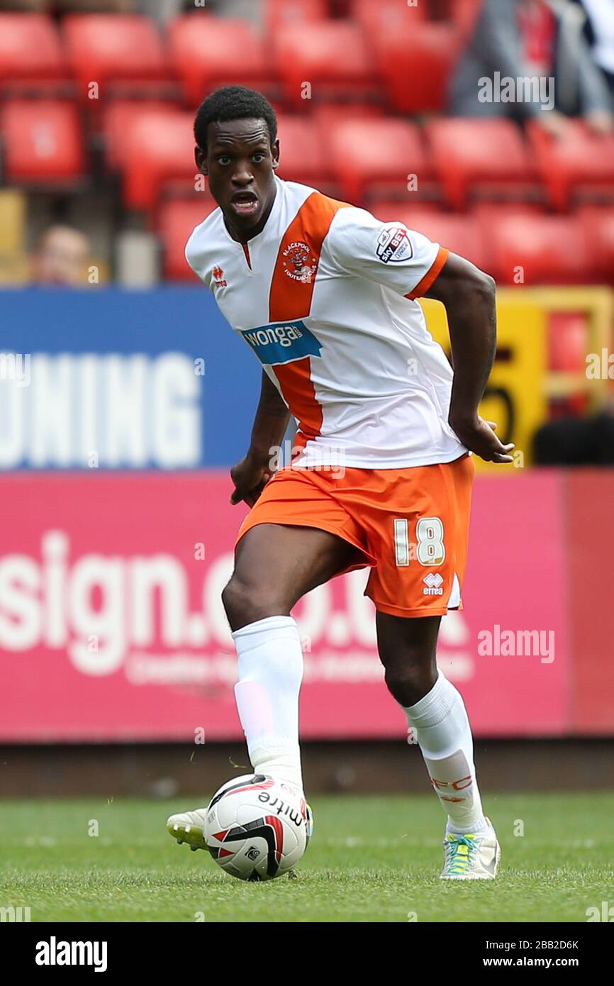 Isaiah Osbourne, Blackpool Stock Photo - Alamy