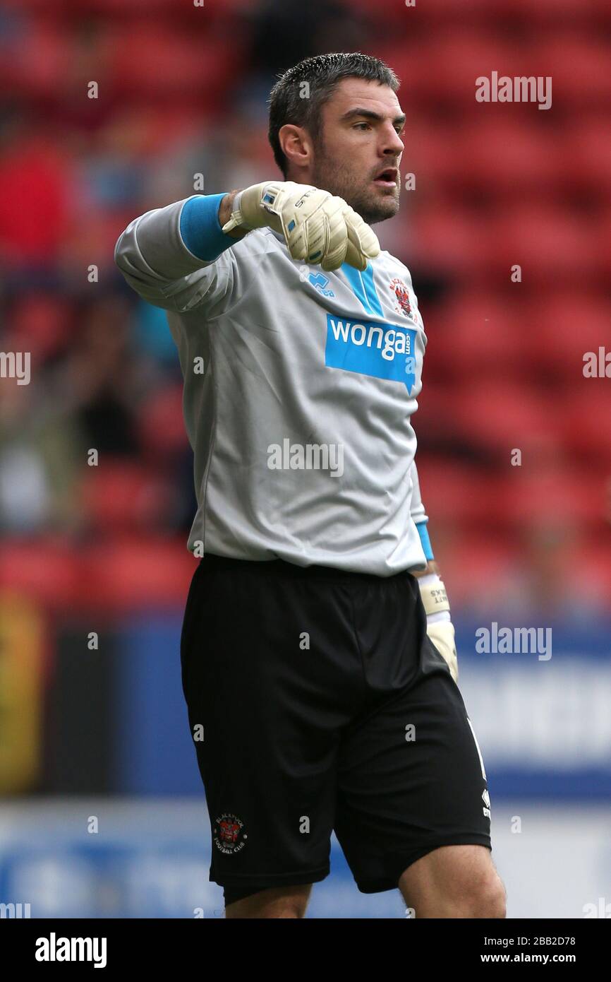 Matthew Gilks, Blackpool goalkeeper Stock Photo - Alamy