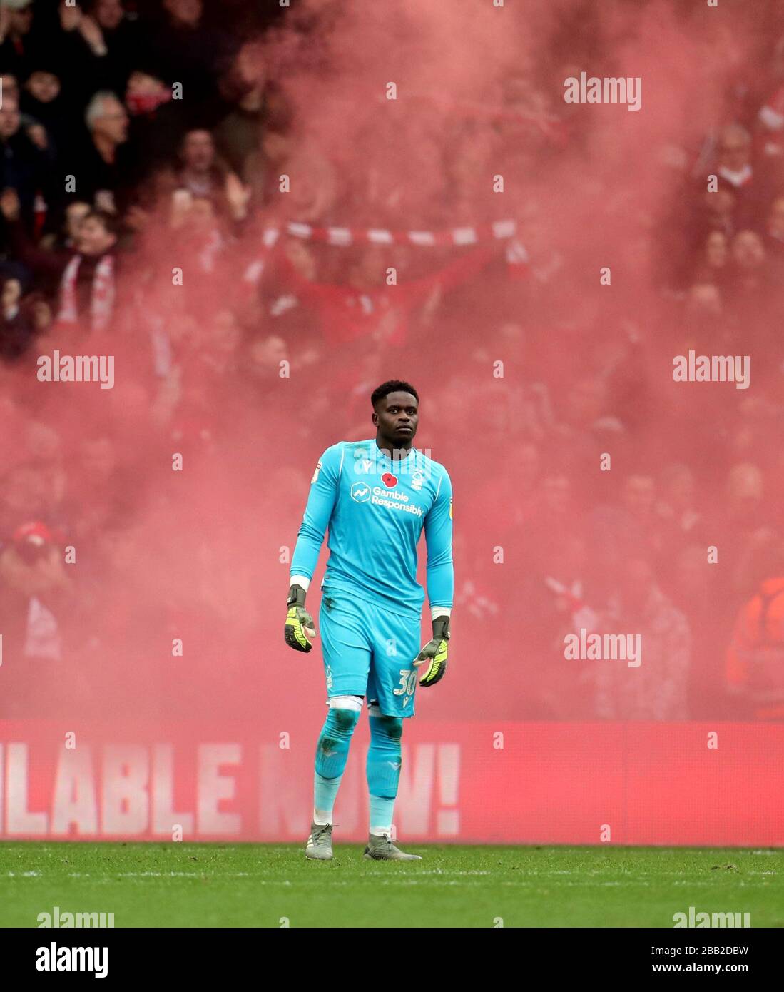 Nottingham Forest's goalkeeper Brice Samba Stock Photo - Alamy