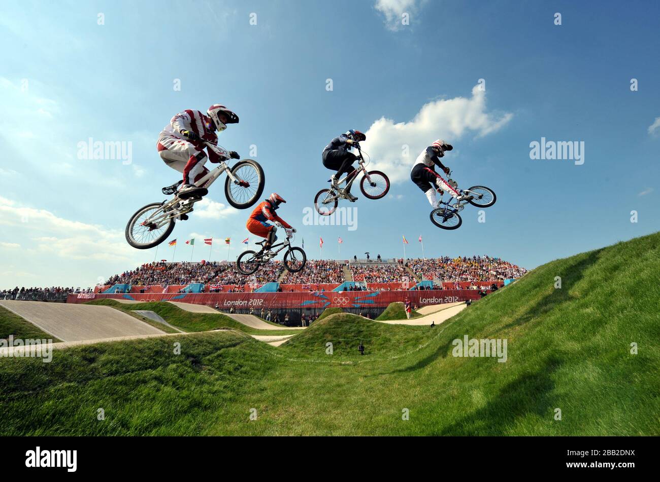 Great Britain's Shanaze Reade in action during the women's semi final ...