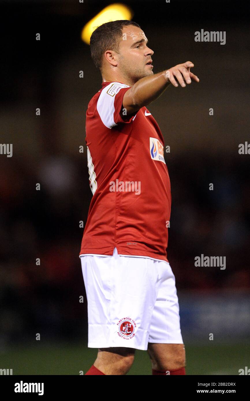 Lee Fowler, Fleetwood Town Stock Photo - Alamy