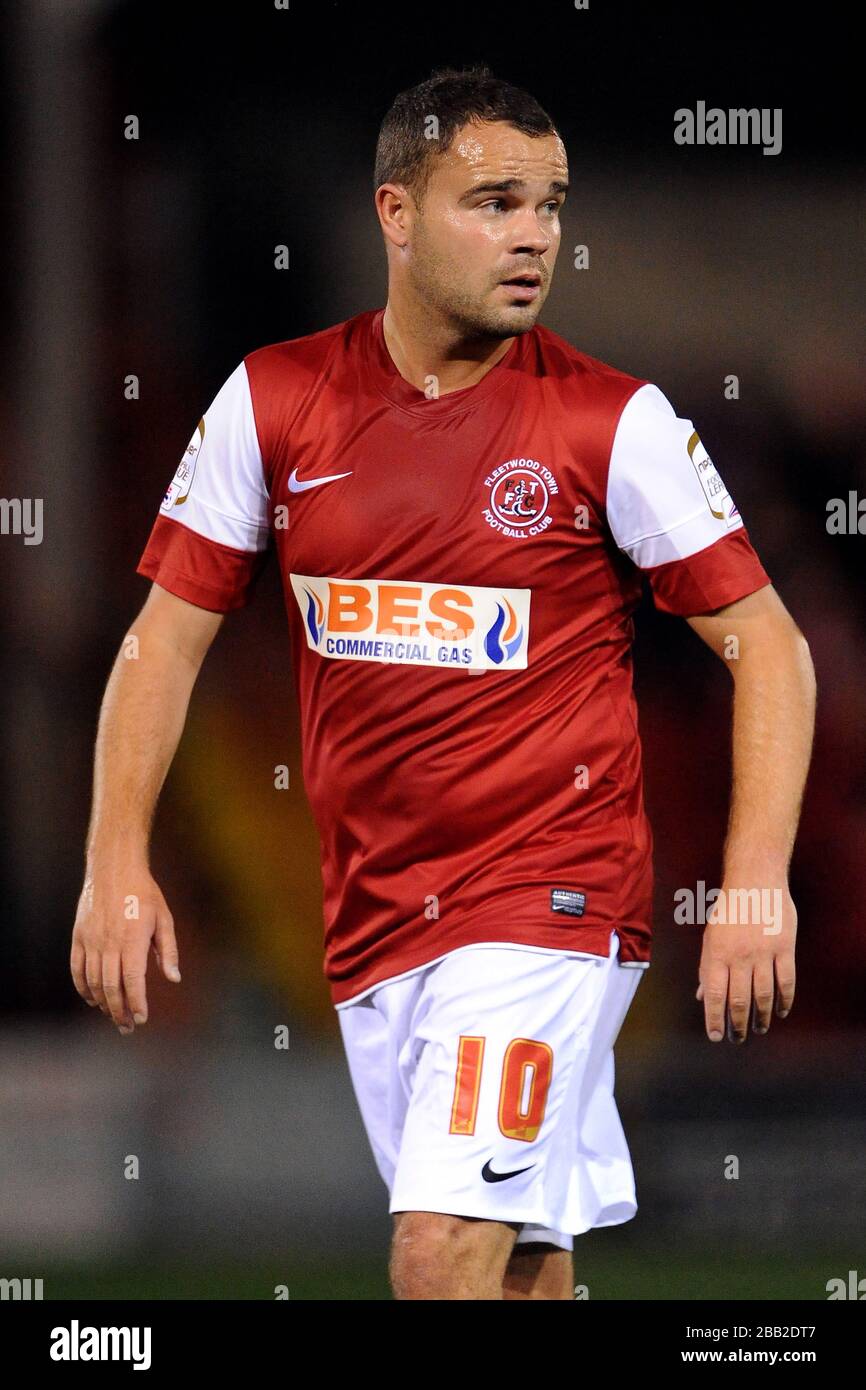 Lee Fowler, Fleetwood Town Stock Photo - Alamy