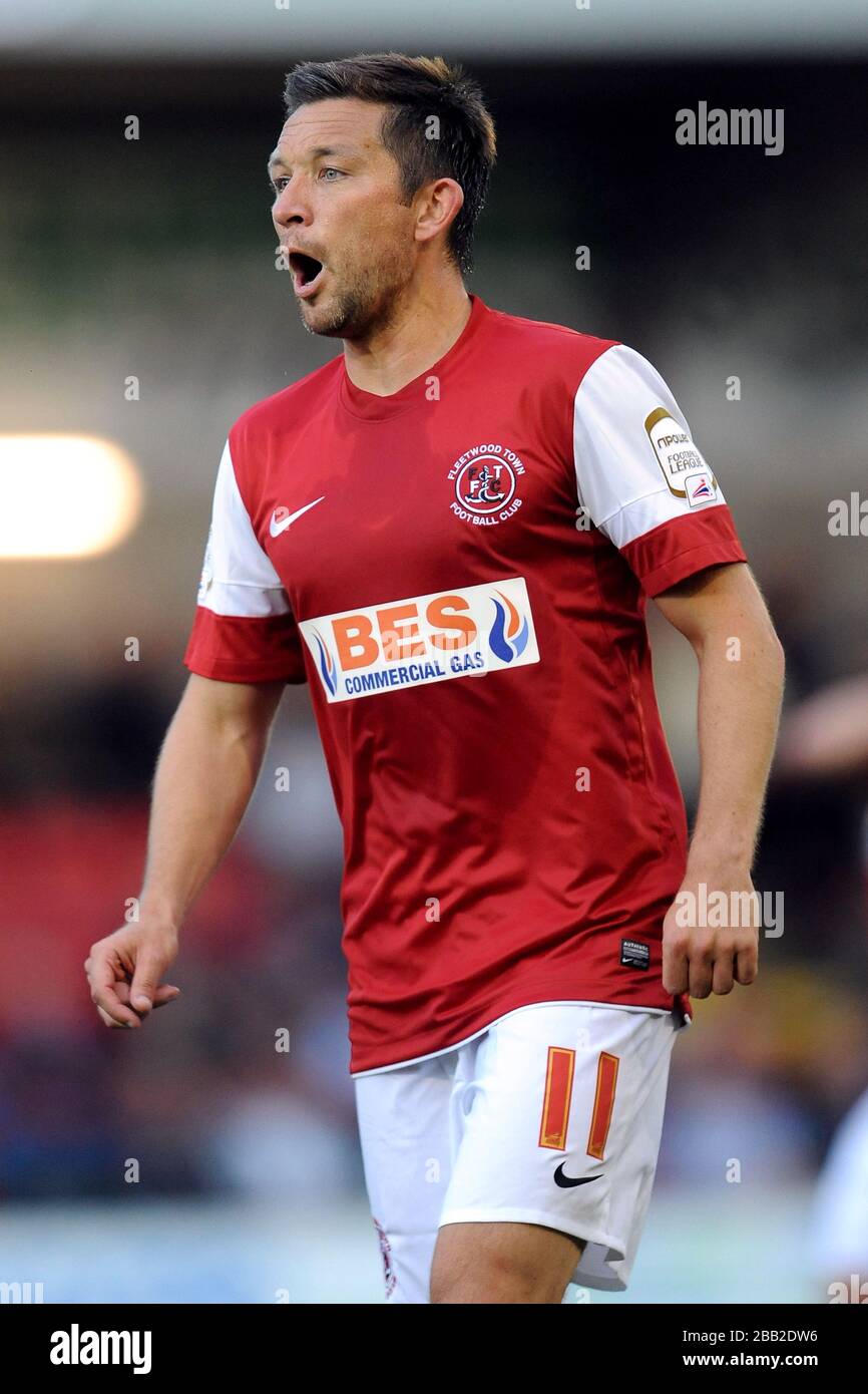 Barry Nicholson, Fleetwood Town Stock Photo - Alamy