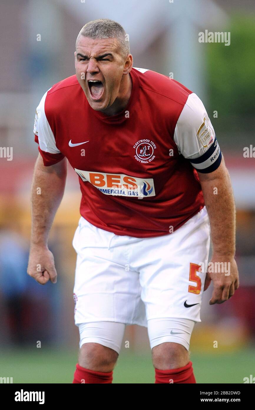Steve McNulty, Fleetwood Town Stock Photo - Alamy