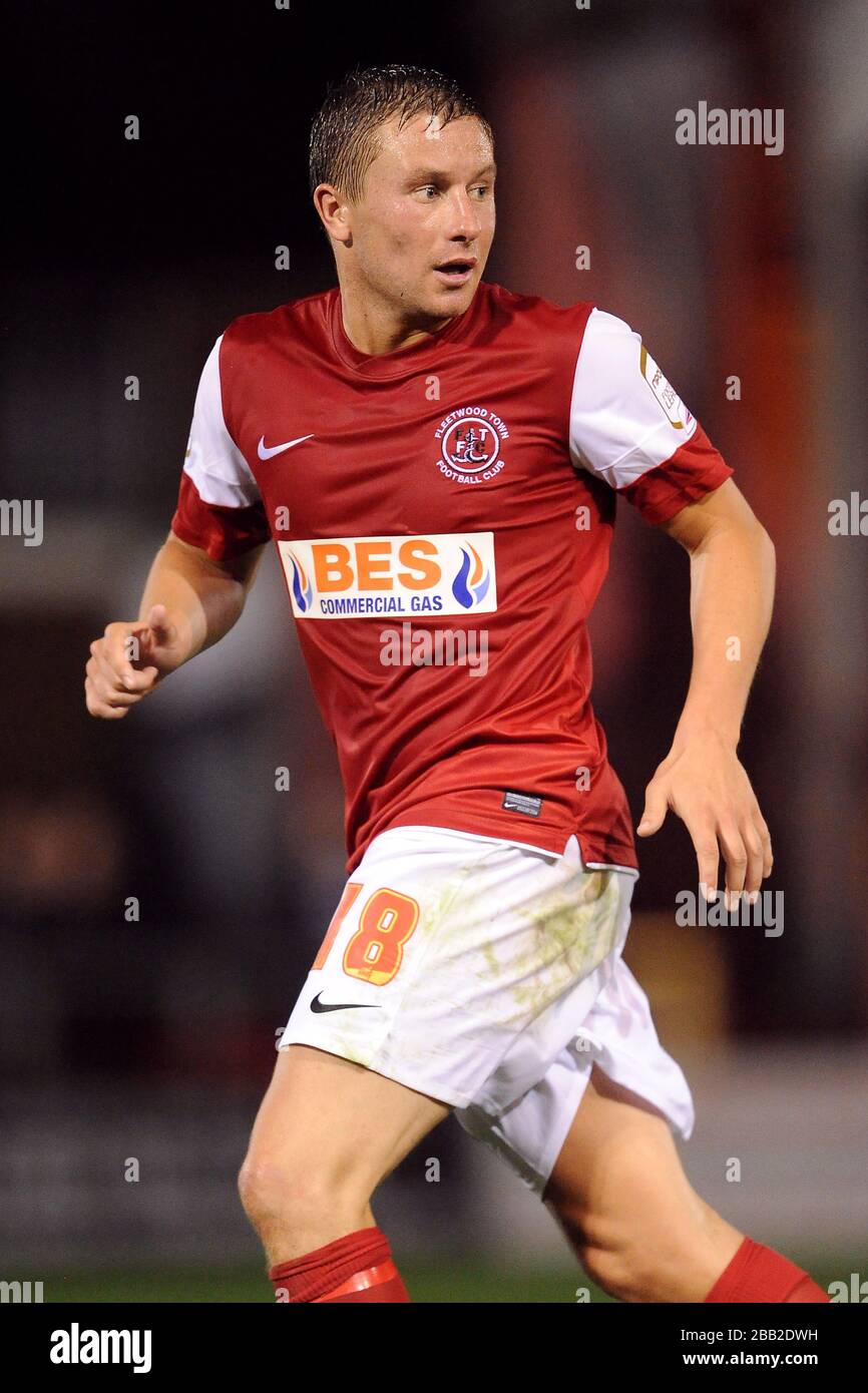 Jamie McGuire, Fleetwood Town Stock Photo - Alamy
