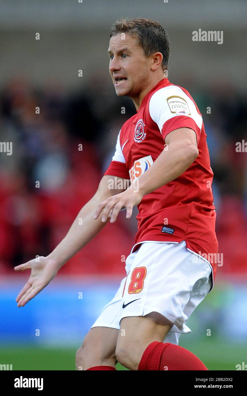 Jamie McGuire, Fleetwood Town Stock Photo - Alamy