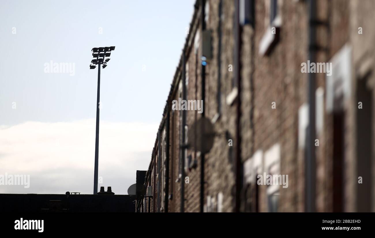 Houses outside Bootham Crescent Stock Photo - Alamy
