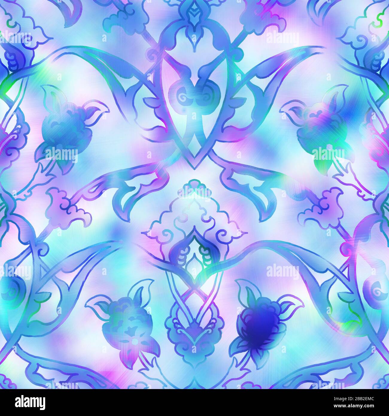 Surreal ombre blend digital pattern overlay swatch Stock Photo - Alamy