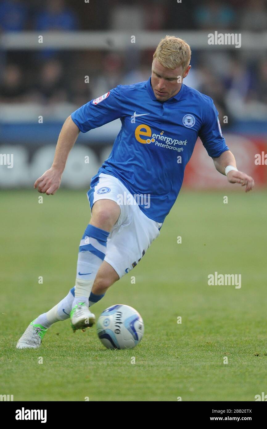Craig Alcock, Peterborough United Stock Photo - Alamy