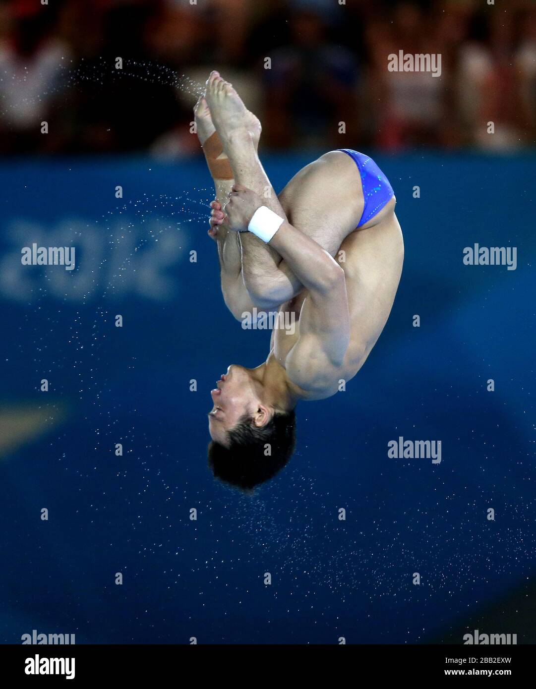 China's Qiu Bo in the 10m Platform diving Stock Photo - Alamy