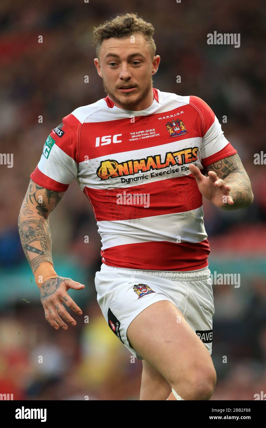 Josh Charnley, Wigan Warriors Stock Photo - Alamy