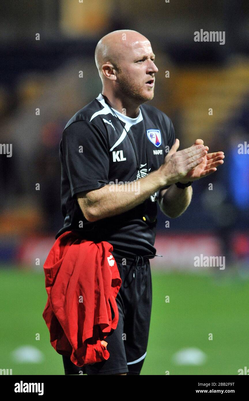 Chesterfield first team coach Kevin Lynch Stock Photo - Alamy