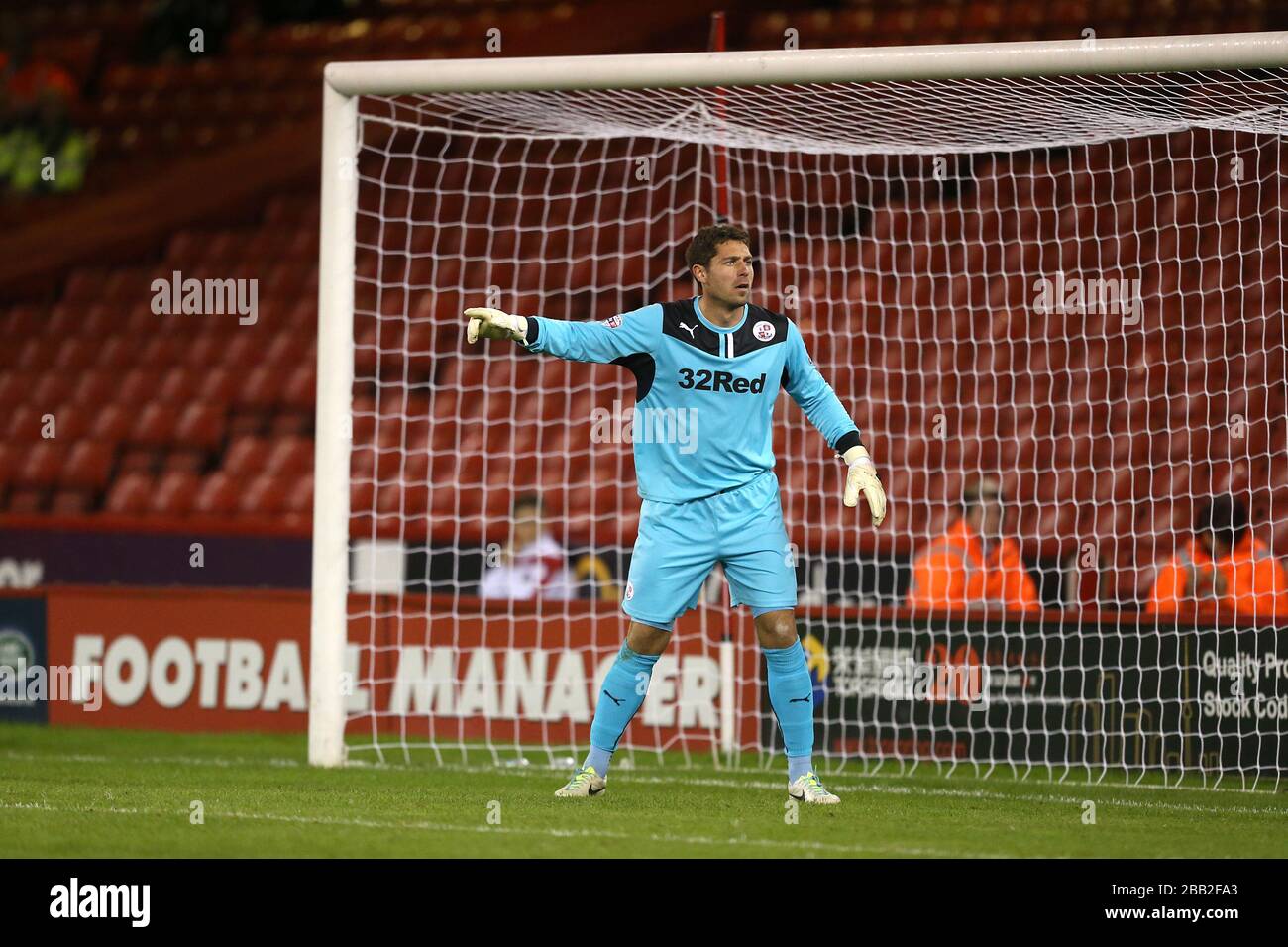 Goalkeeper Paul Jones, Crawley Town Stock Photo - Alamy