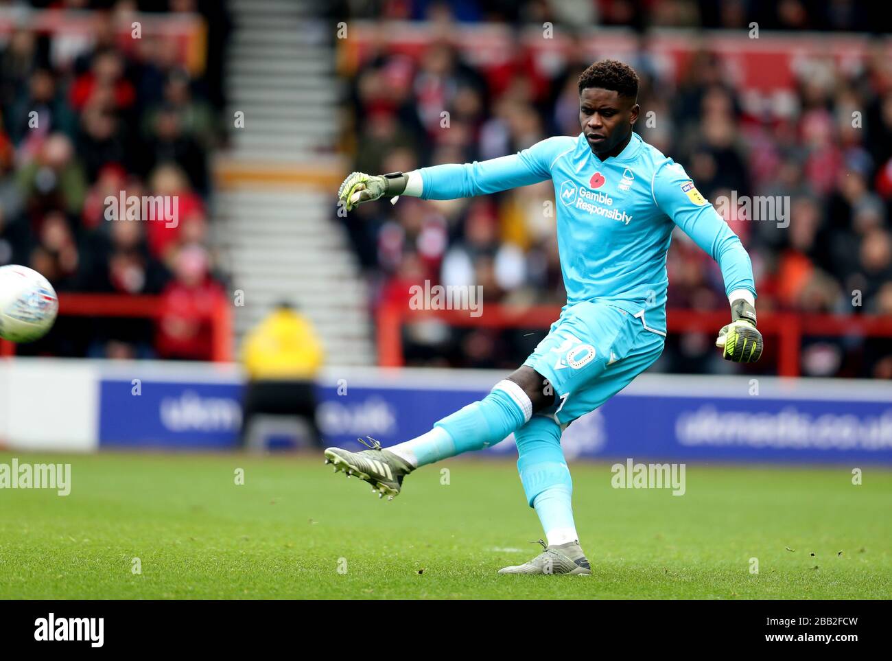 Nottingham Forest's goalkeeper Brice Samba Stock Photo - Alamy