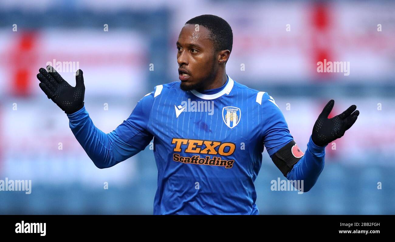 Colchester uniteds callum harriott hi-res stock photography and images ...