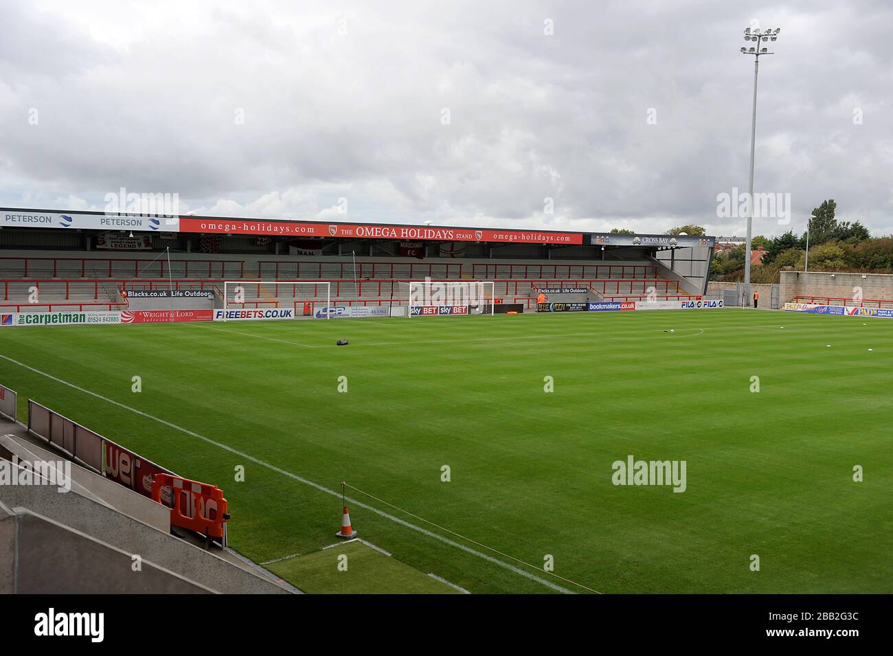 General view of Globe Arena home of Morecambe FC Stock Photo - Alamy