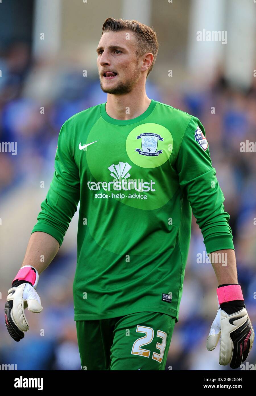 Declan Rudd, Preston North End goalkeeper Stock Photo - Alamy