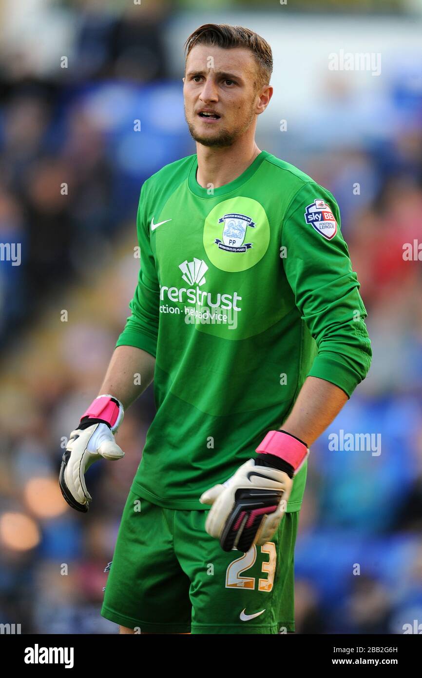 Declan Rudd, Preston North End goalkeeper Stock Photo - Alamy