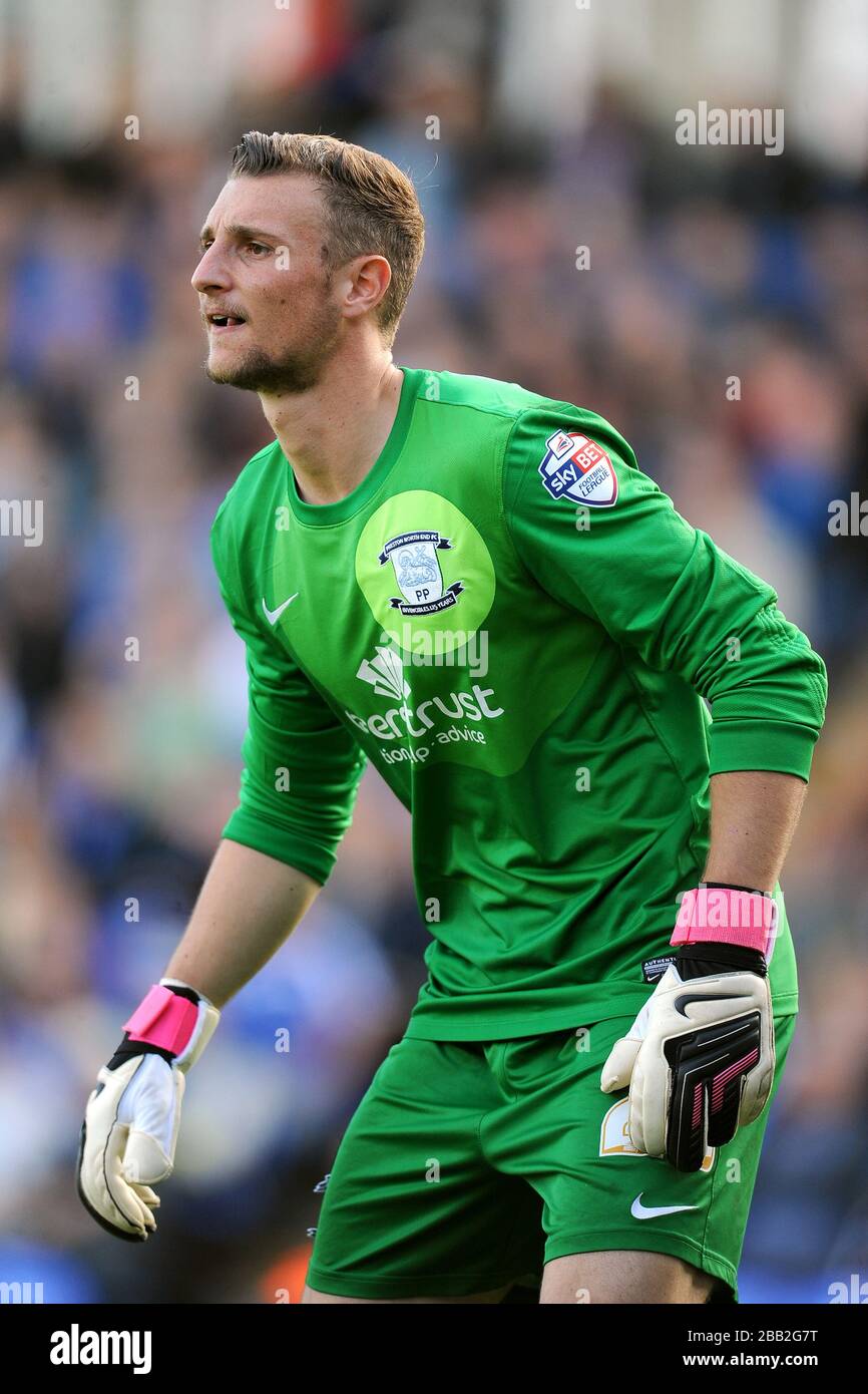 Declan Rudd, Preston North End goalkeeper Stock Photo - Alamy