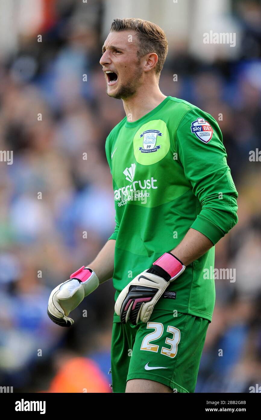 Declan Rudd, Preston North End goalkeeper Stock Photo - Alamy