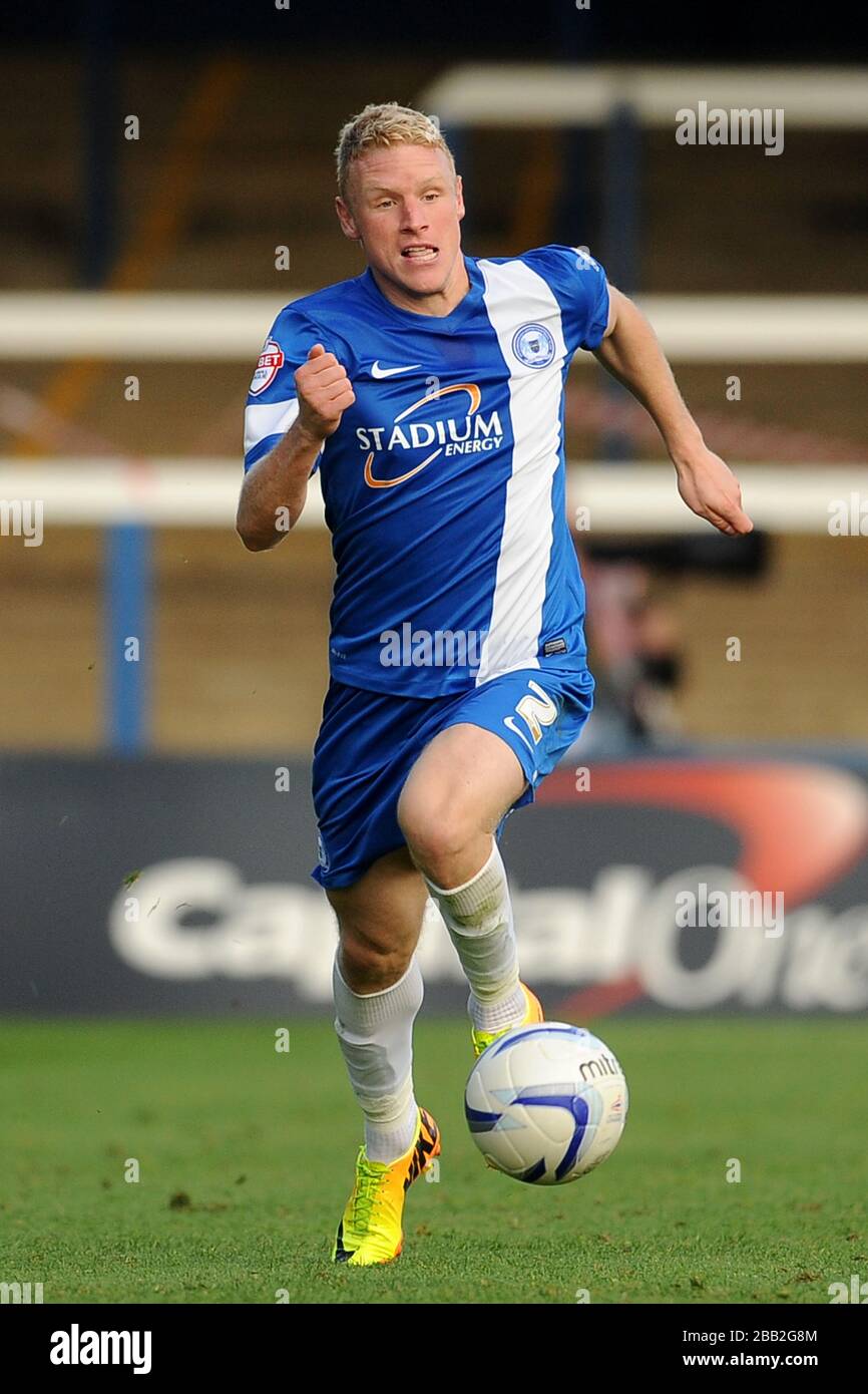 Craig Alcock, Peterborough United Stock Photo - Alamy