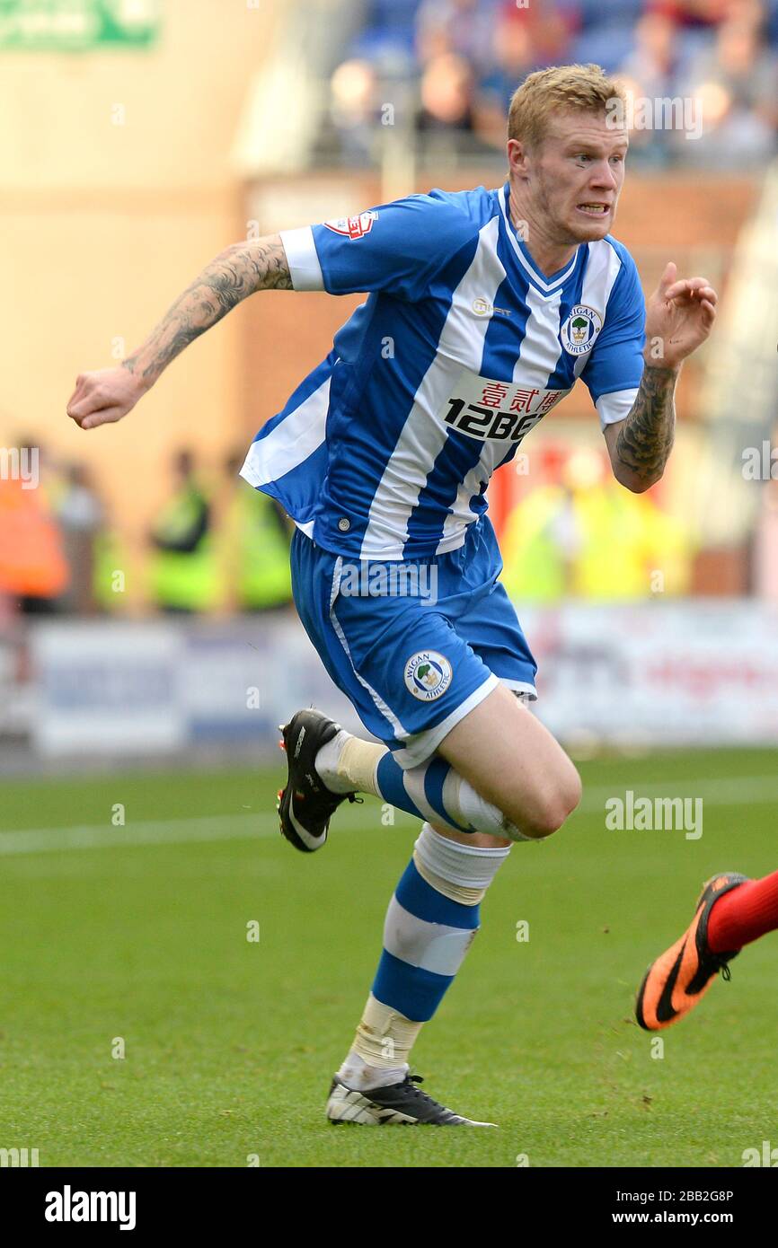 Wigan athletic james mcclean hi-res stock photography and images - Alamy